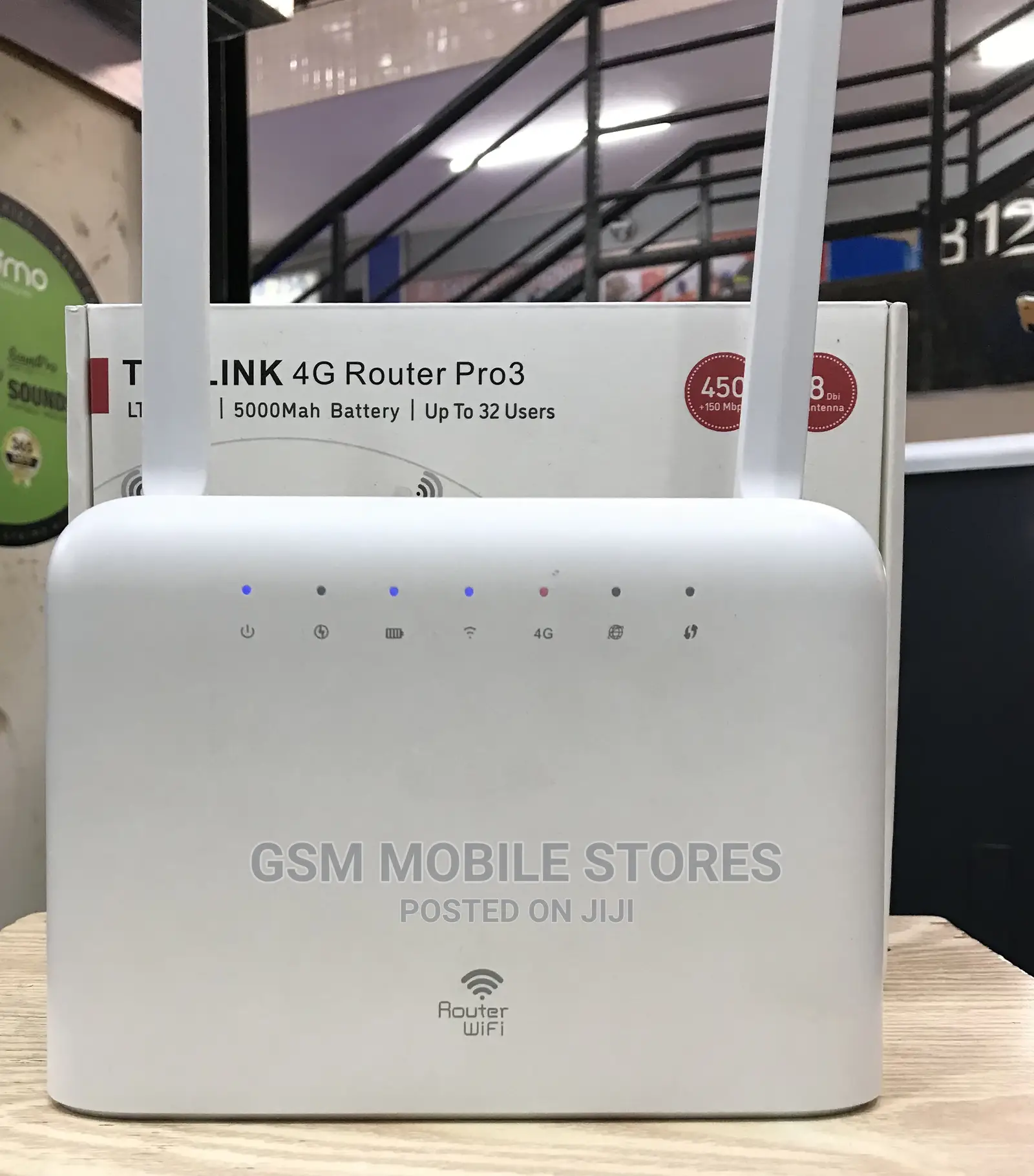 TOPLINK 4GLTE Cat4 Rechargeable Routers With 5000mah Battery in Central ...