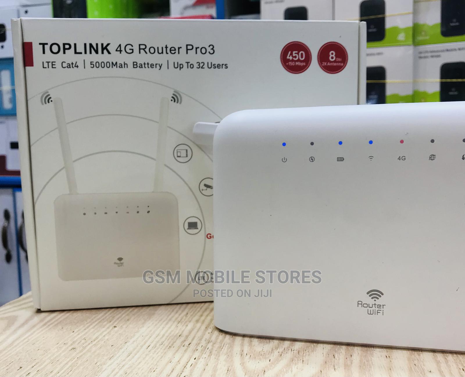 TOPLINK 4GLTE Cat4 Rechargeable Routers With 5000mah Battery in Central ...
