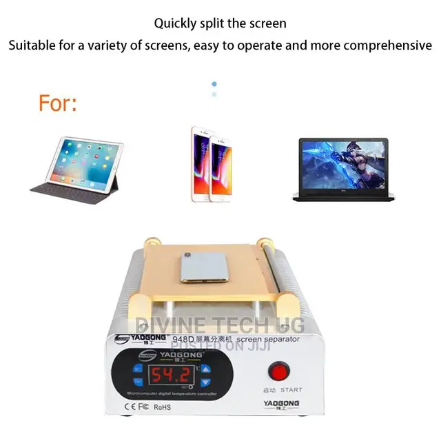 Screen Seperator 948d- LCD Touch Glass Screen Separator in Central ...