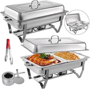 Original Chafing Dish/Food Warmer Double Partition Stainless in Central ...
