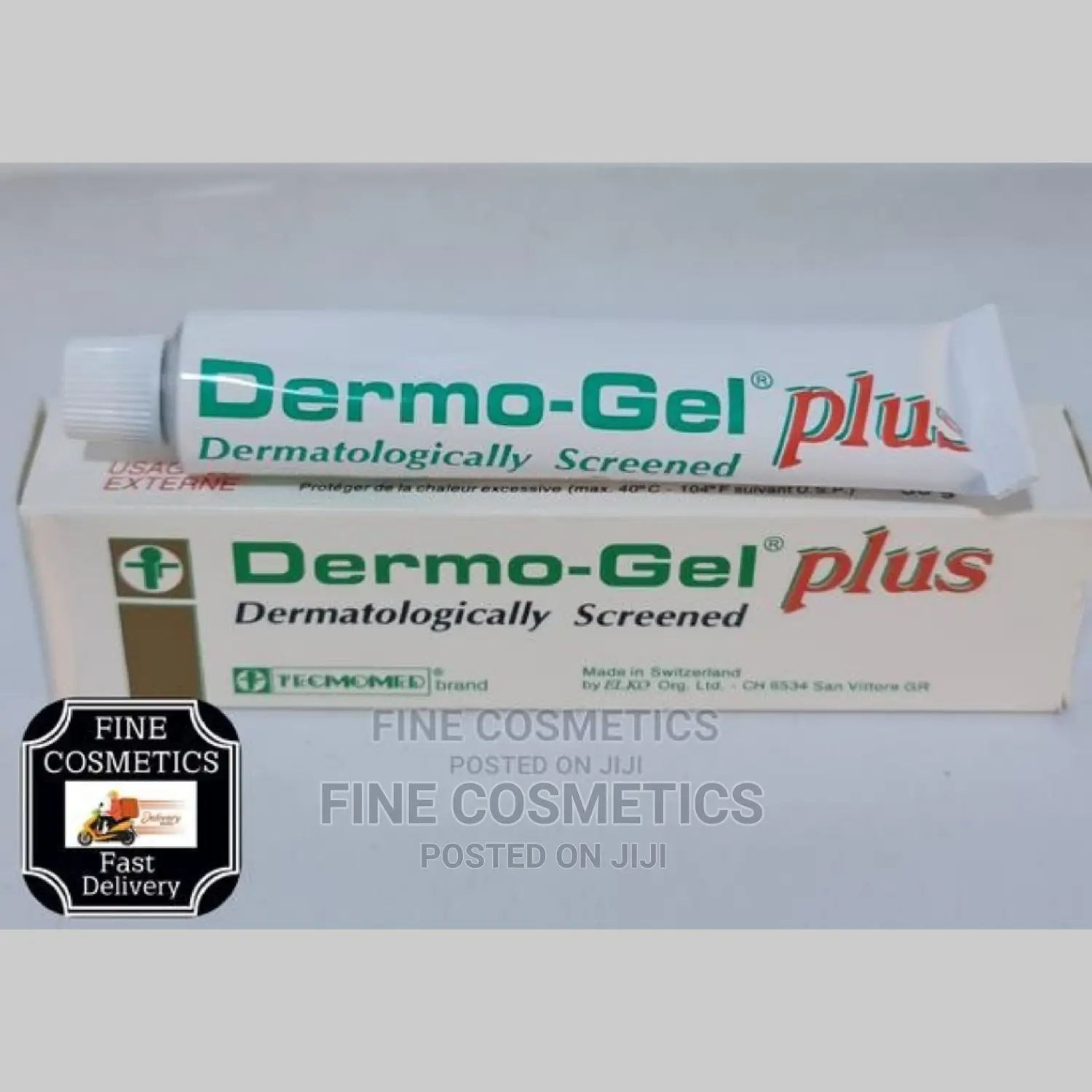 DERMO GEL PLUS Skin Lightening Gel Tube Made in Switzerland in Central ...