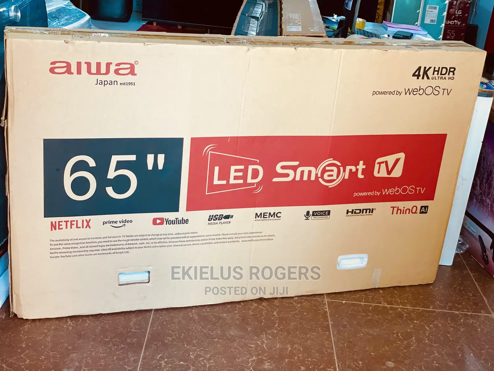 Webos Aiwa 65 Inch Uhd 4k Smart TV in Central Division - TV & DVD Equipment, Kawalya Ekielus ...
