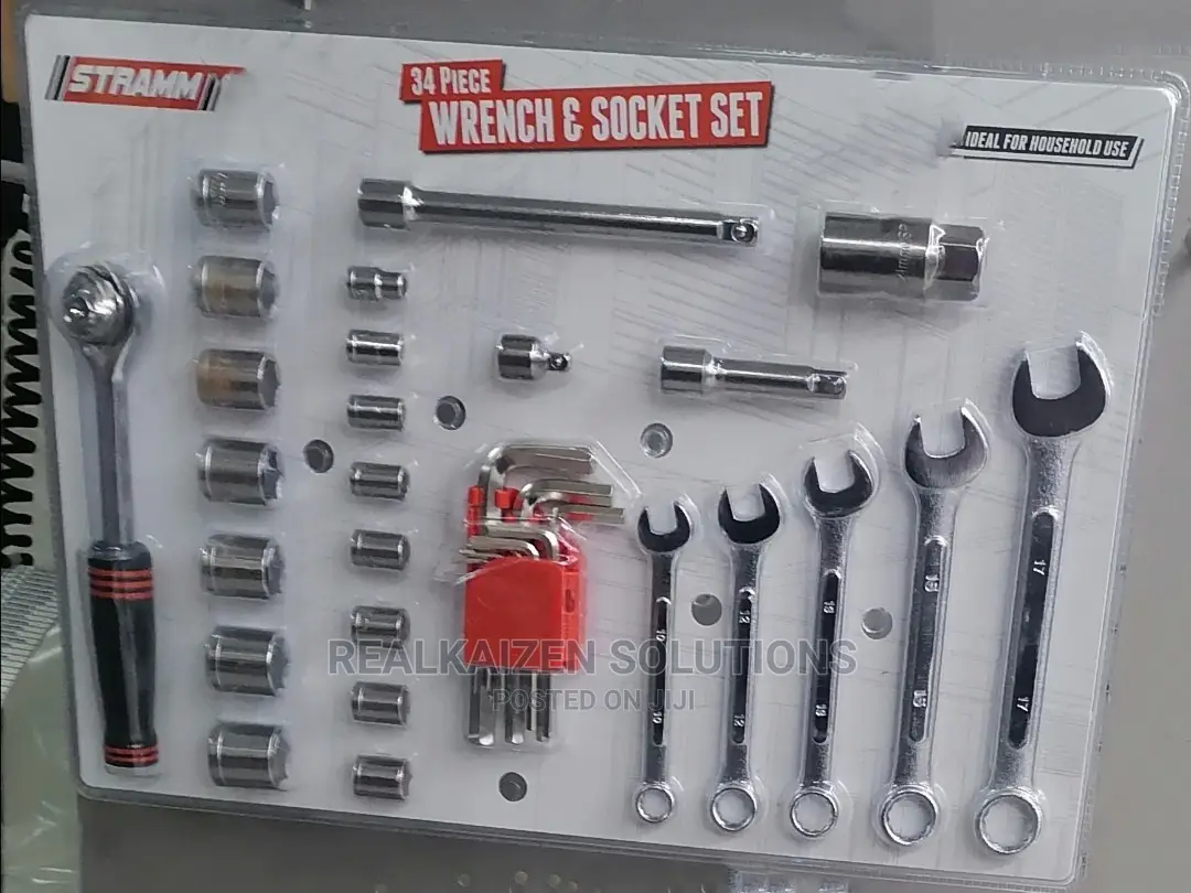 STRAMM 34pc Wrench and Socket Tool Set in Central Division - Hand Tools ...