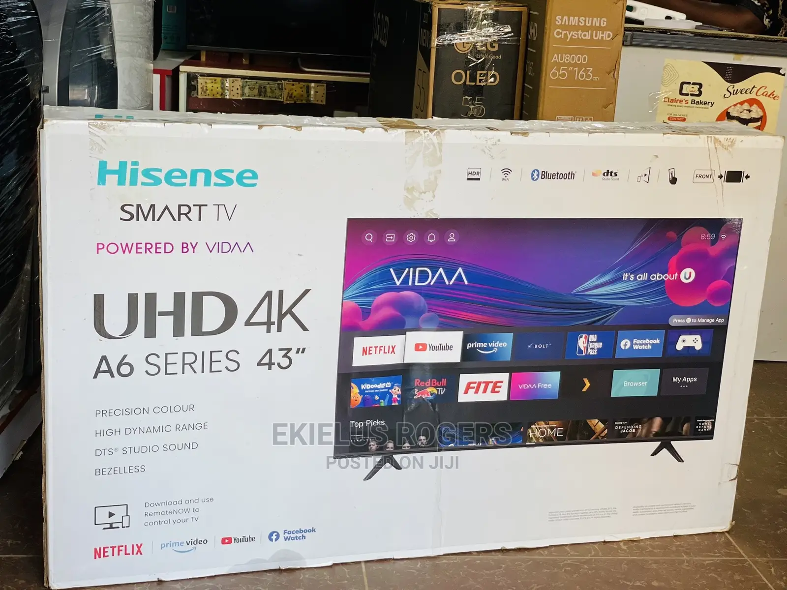 Uhd 4K Hisense 43inches Smart Frameless Vidda Tv in Central Division ...