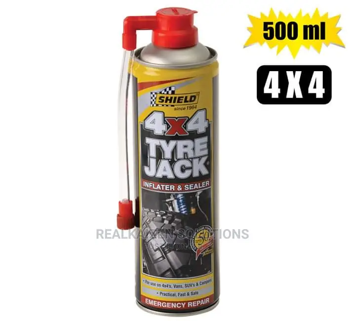 SHIELD Tyre Jack 4X4 Emergency Inflator and Sealer 500ml in Central ...
