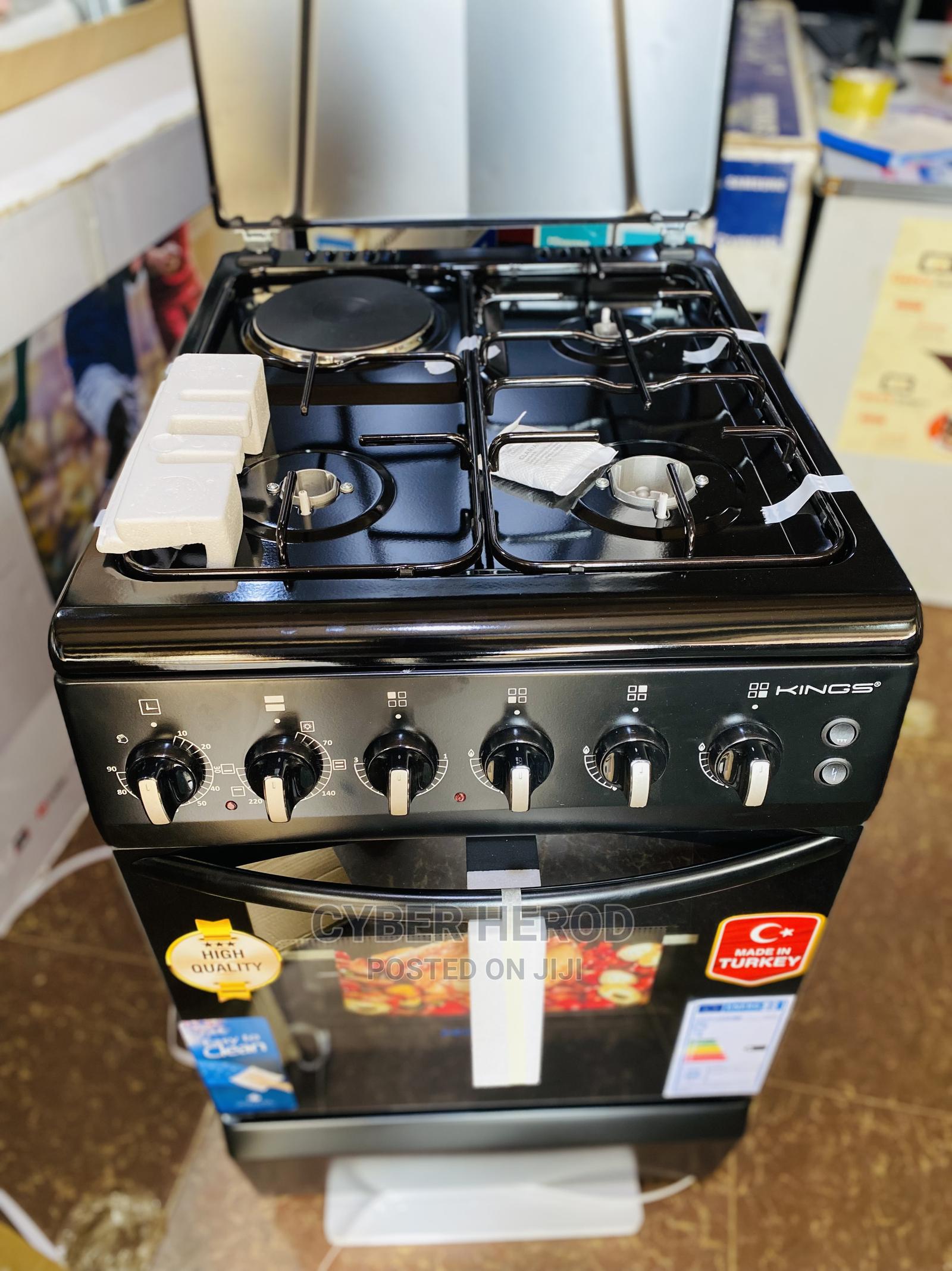 New Kings Cooker 3+1 With Oven 50 by 60cm (Black) in Central Division ...