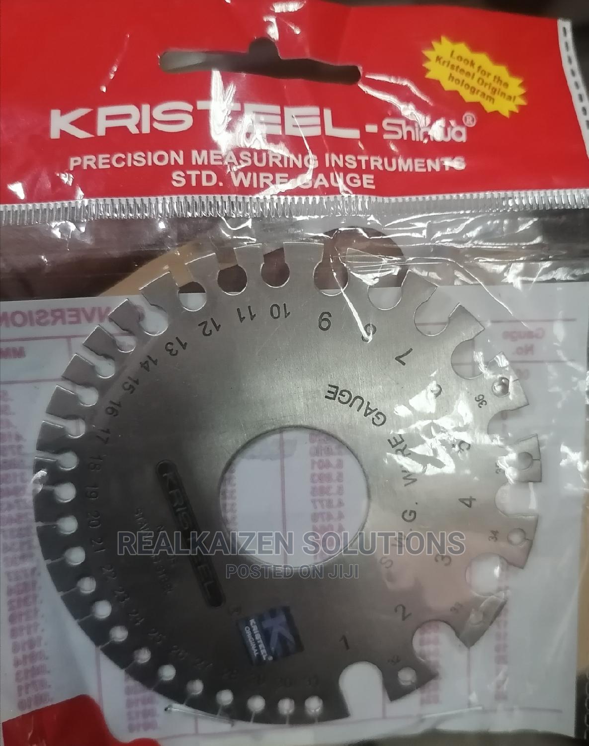 KRISTEEL SWG Precision Stainless Steel Measuring Wire Gauge in Central ...