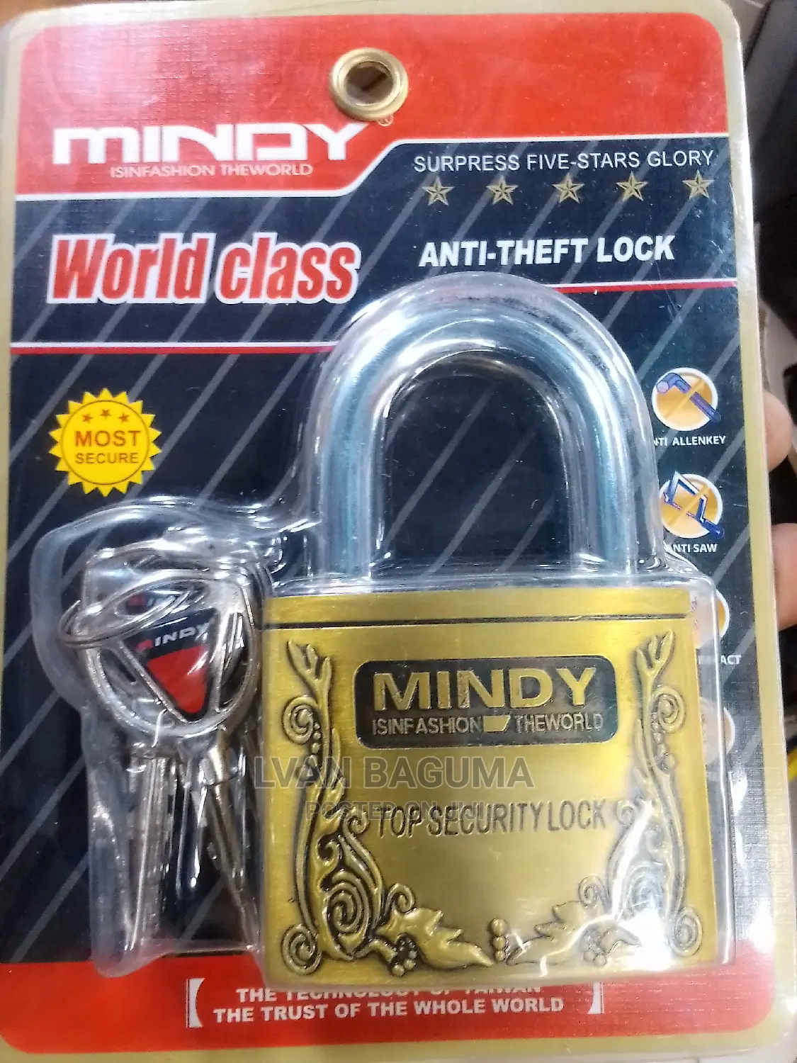 Mindy Top Security Padlock in Central Division - Home Accessories, Lvan ...