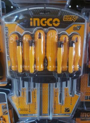 Ingco 10 Pcs Screwdriver and Precision Screwdriver Set in Central ...