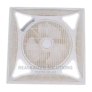 ESTIA Recessed Ceiling Fan With LED Light and Remote 60x60 in Central ...