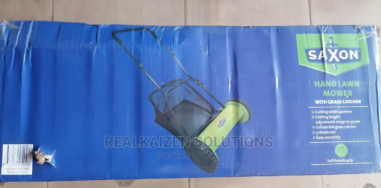 SAXON Manual Hand Push Lawn Mower With Grass Catcher in Central ...