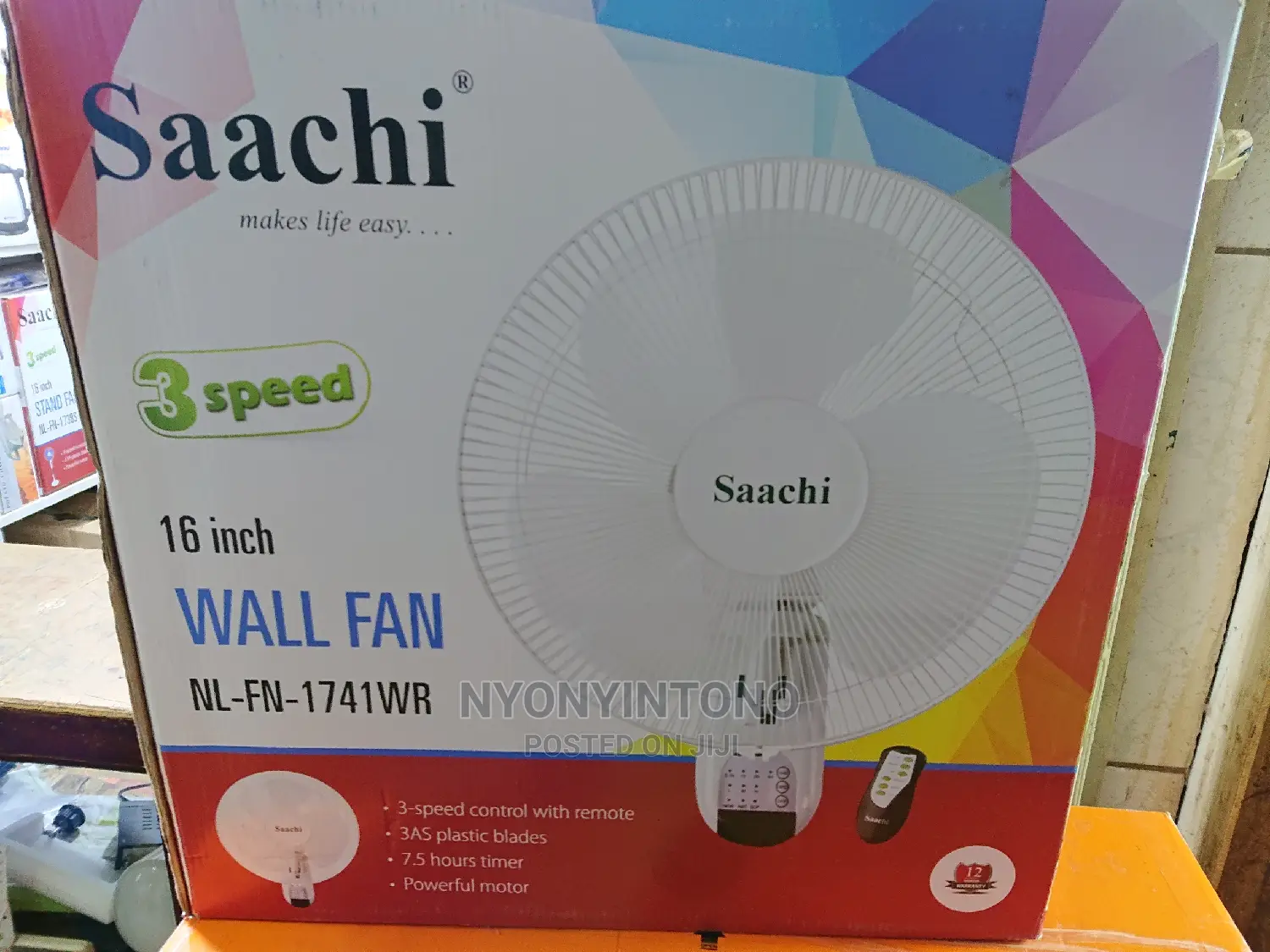 Saachi Wall Fan With Remote Controller in Central Division - Home ...