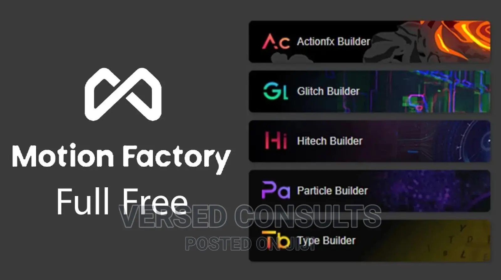 Motion Factory 2.41 Plugins for After Effects and Premiere in Central Division - Software, Mike ...