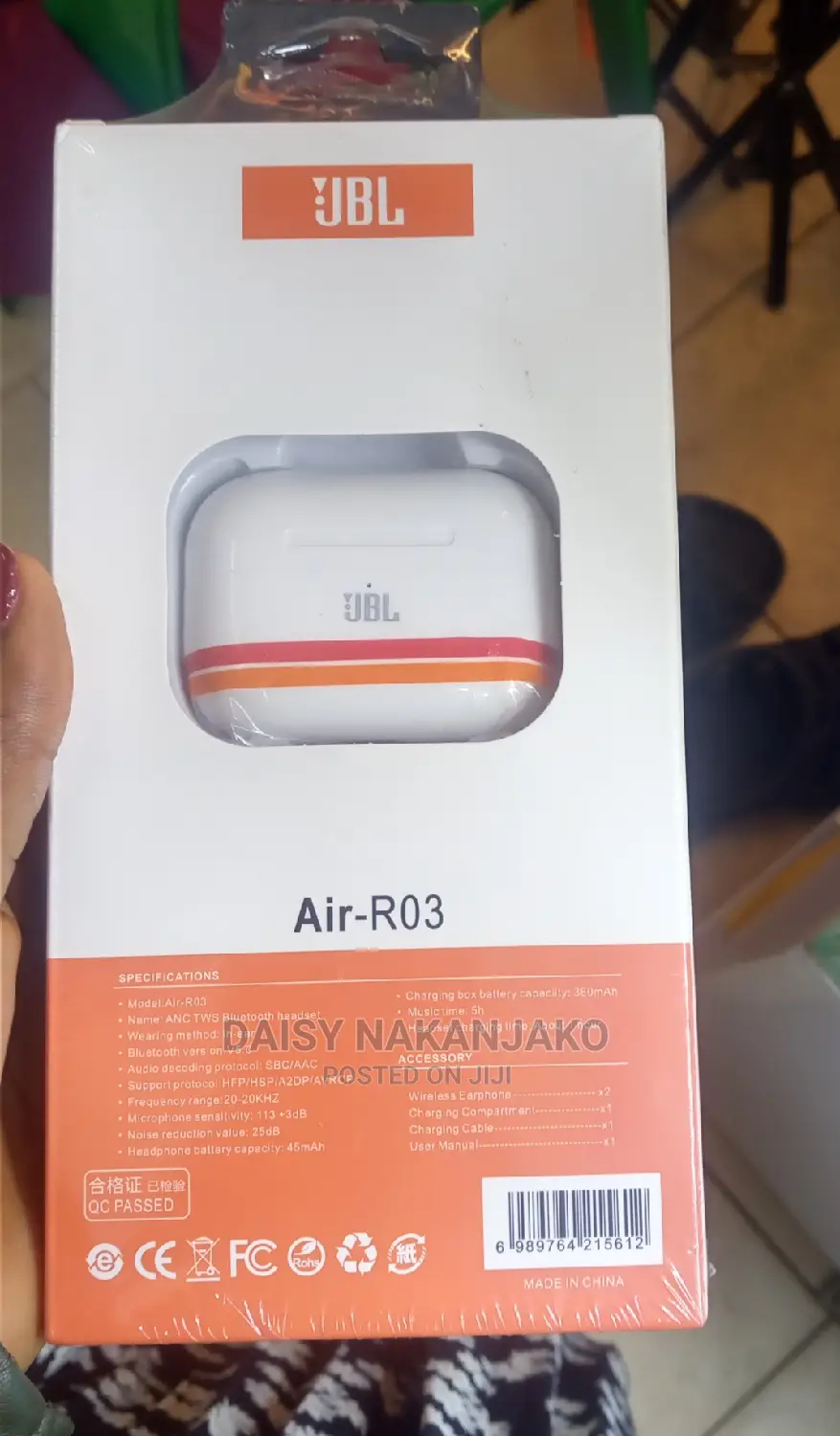 Jbl Air R03 in Central Division - Headphones, Daisy Nakanjako | Jiji.ug