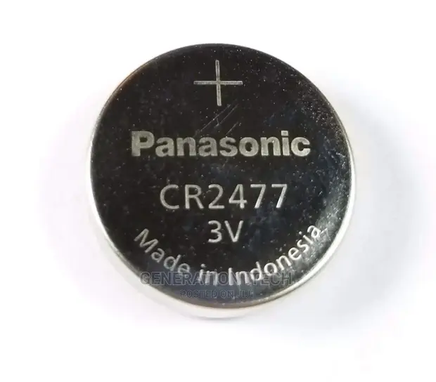 Panasonic CR2477 3V Lithium Cell Battery in Central Division Accessories Supplies for Electronics Jeff Jeff Jiji.ug
