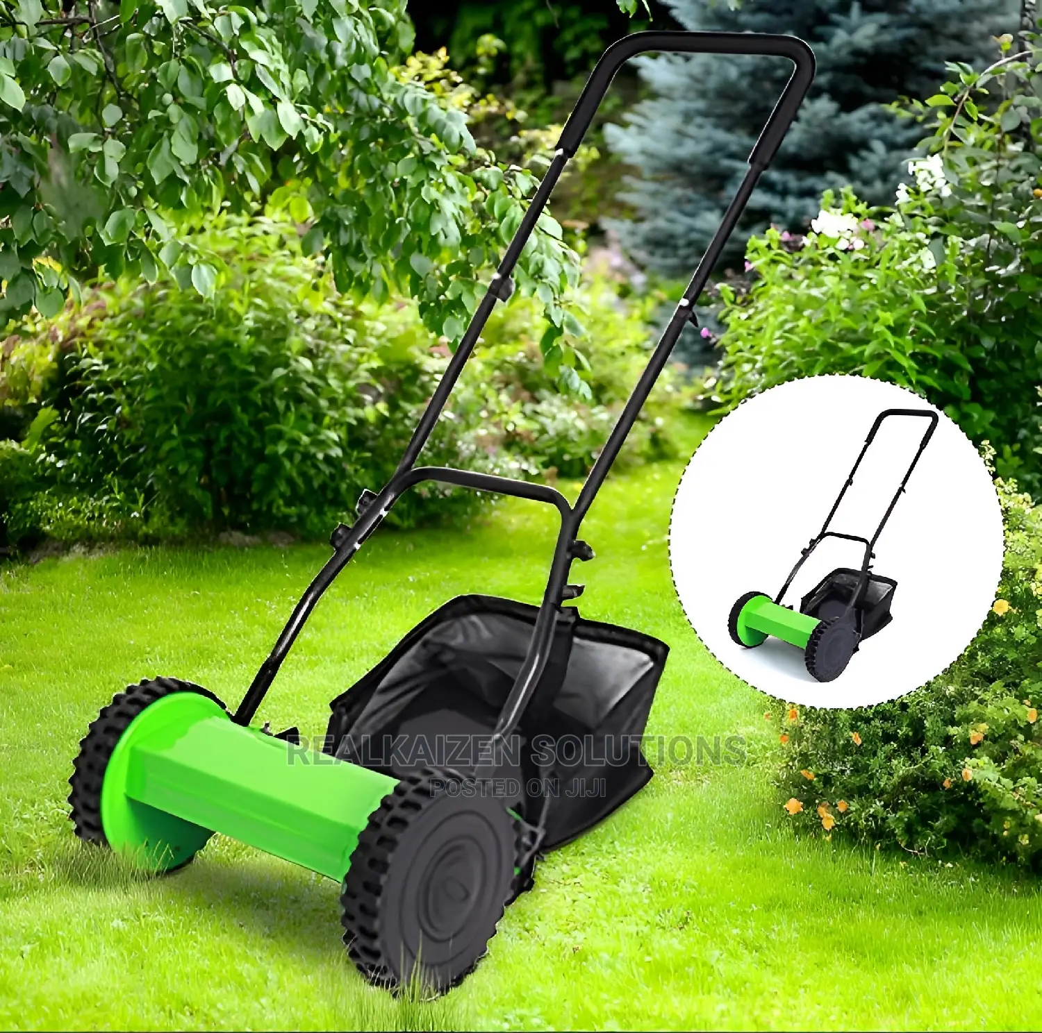 SAXON Manual Hand Push Lawn Mower With Grass Catcher in Central ...