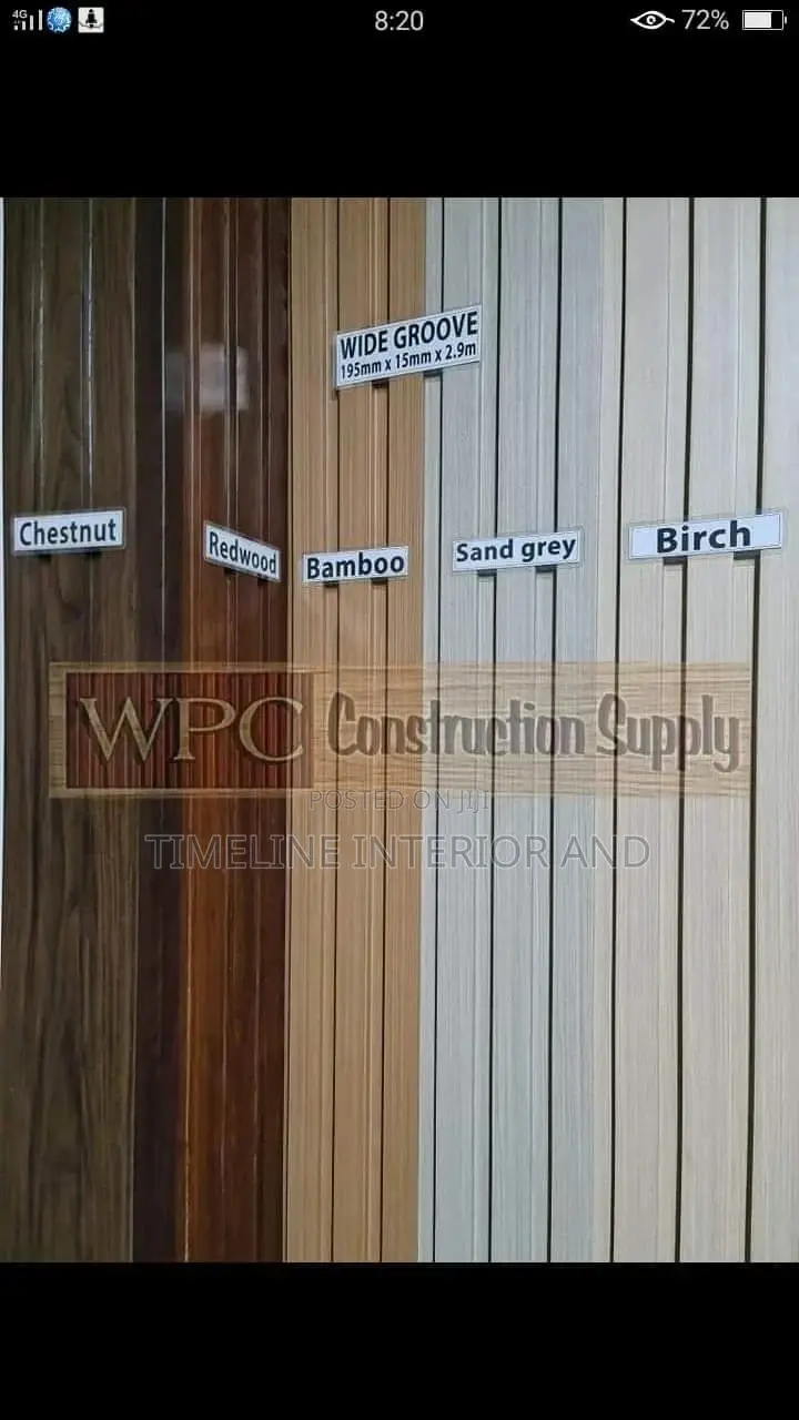 Fluted PVC Wall Panels for sale - TIMELINE INTERIOR AND SERVICES Price ...