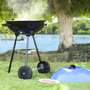 ROYALFORD Wheeled Barbecue Kettle Standing Grill in Central Division ...