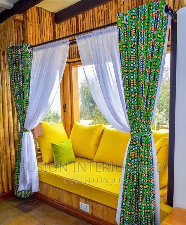 African Living Room Curtains | Baci Living Room