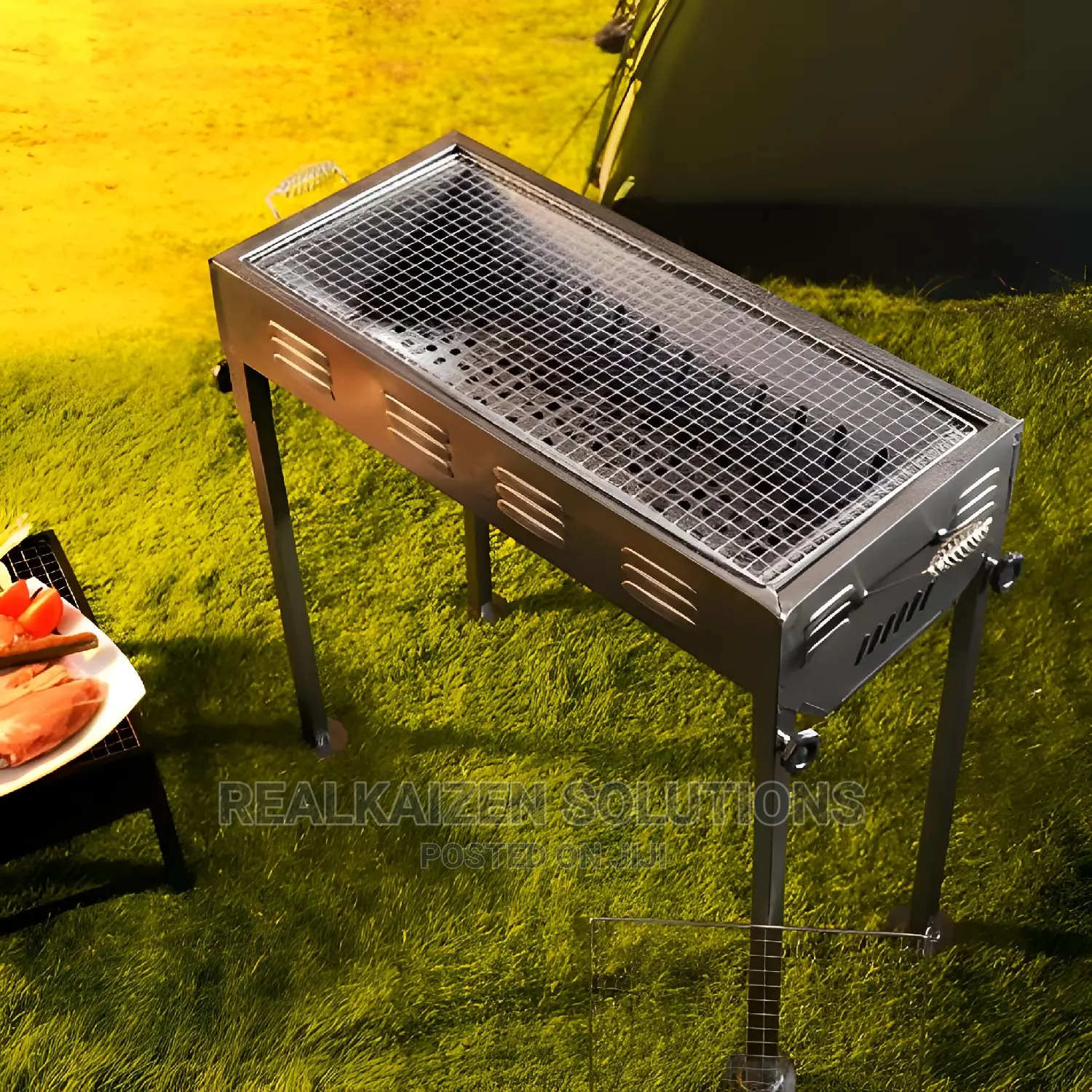 ROYALFORD Durable Iron Casting Barbecue Stand With Grill in Central Division - Kitchen ...