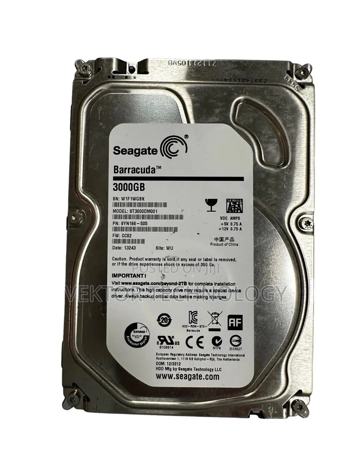 3tb Seagate High-Speed Desktop HDD (7200 Rpm) - Perfect for Creators ...