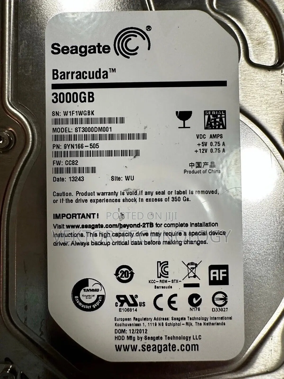 3tb Seagate High-Speed Desktop HDD (7200 Rpm) - Perfect for Creators ...