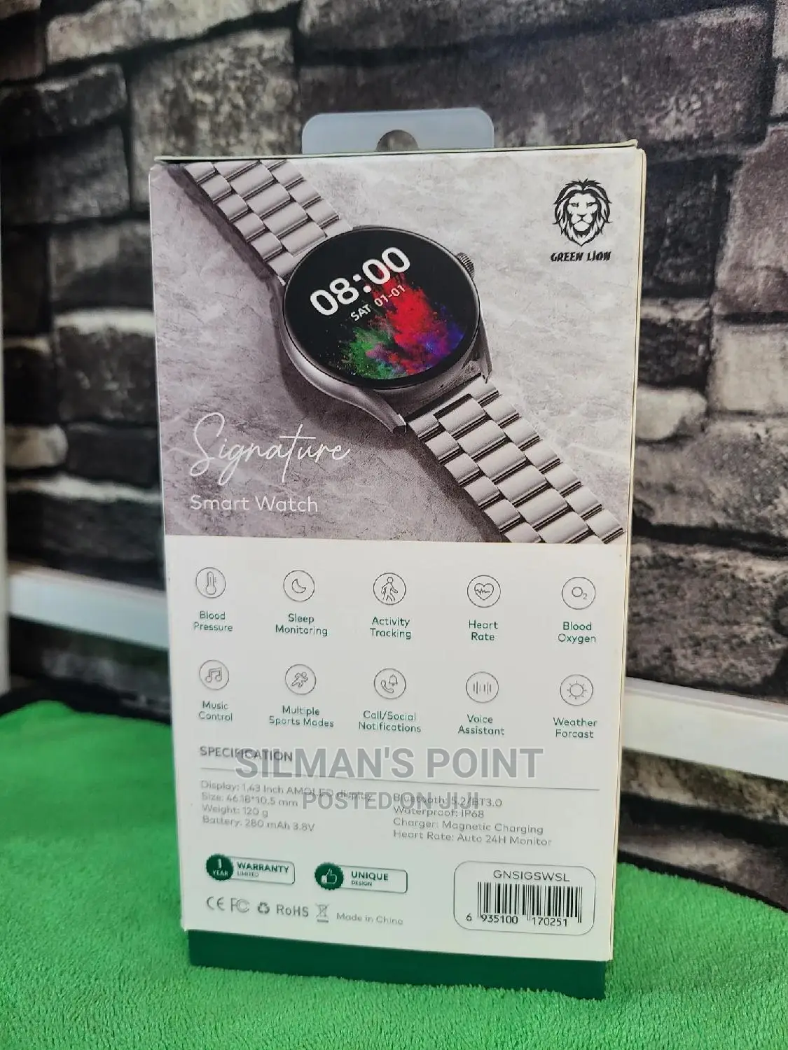 All New Green Lion Signature Smart Watch in Central Division - Smart ...