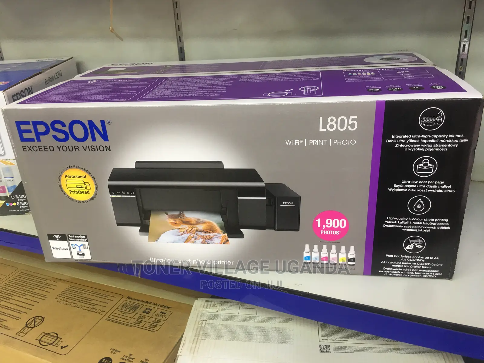 Epson L805 Wi-Fi Photo Ink Tank Printer in Central Division - Printers ...
