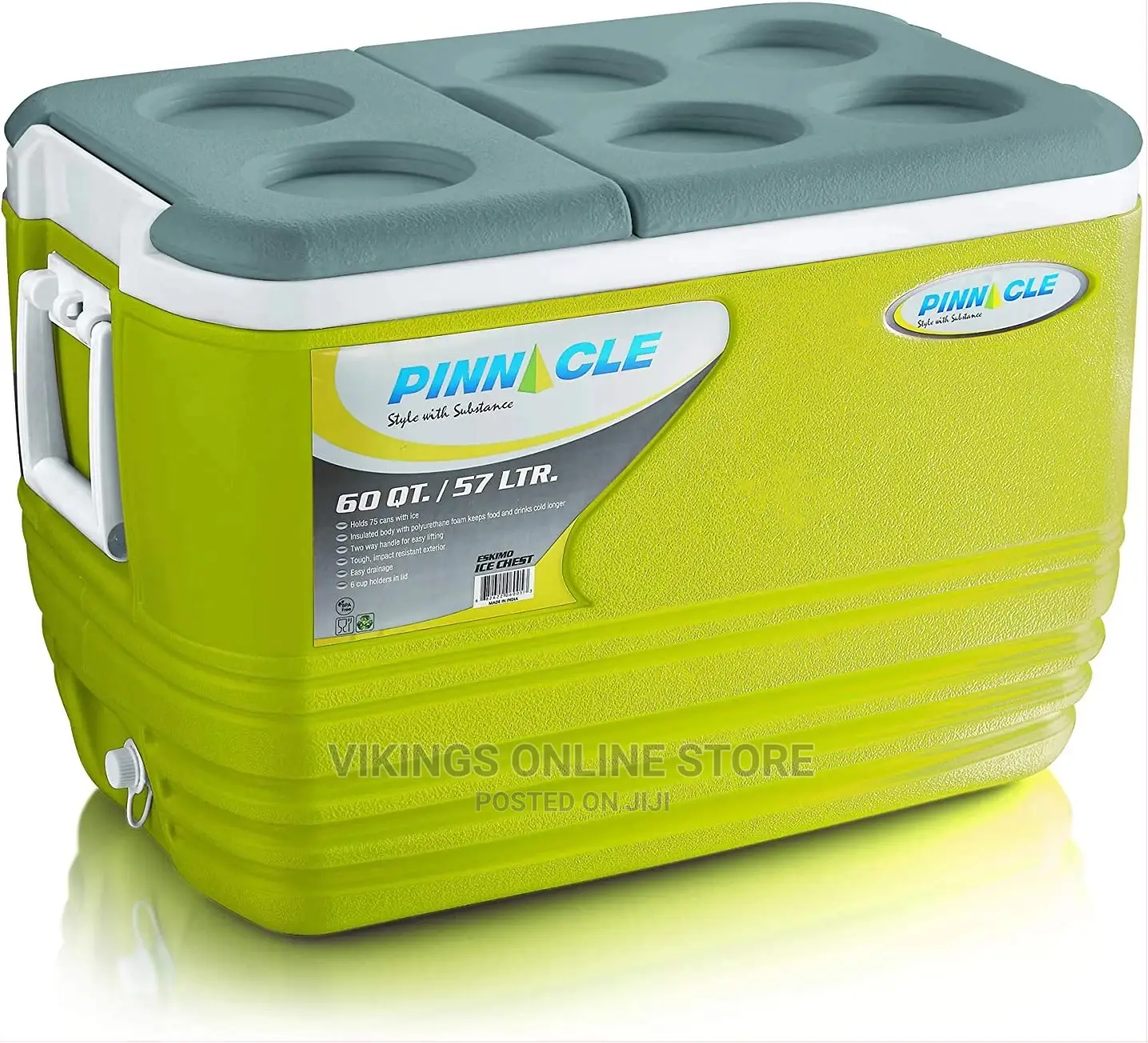 Pinnacle Eskimo 57 Litres Ice Box,Lemon Green. in Central Division ...