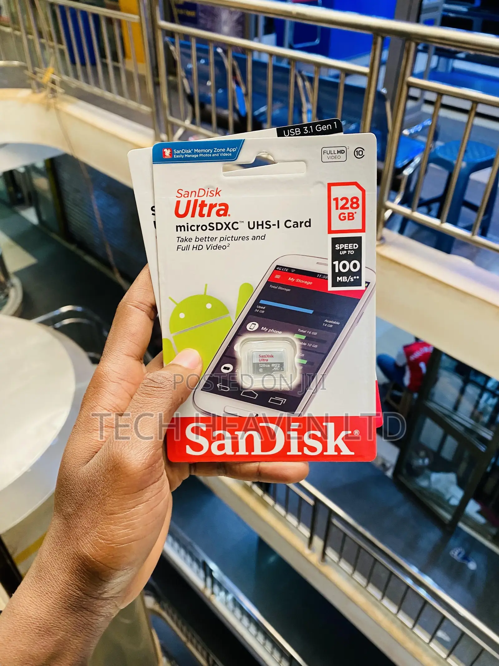 128gb Sandisk Ultra Micro Sd Xc Original Memory Card in Central ...