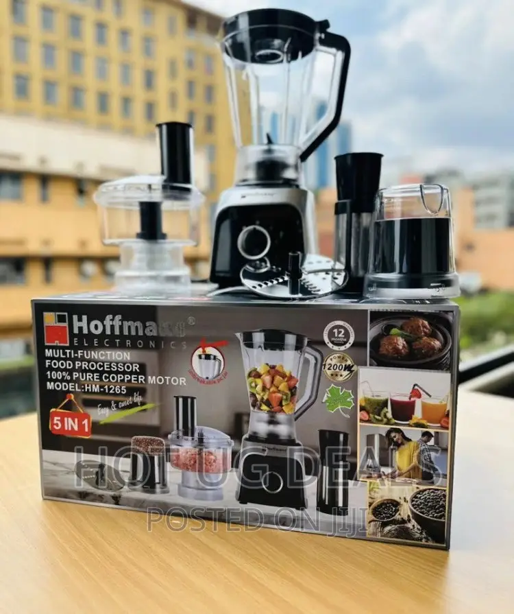 Hoffmans 5 In 1 Multifunction Blender | Hm-1265- Black in Central ...