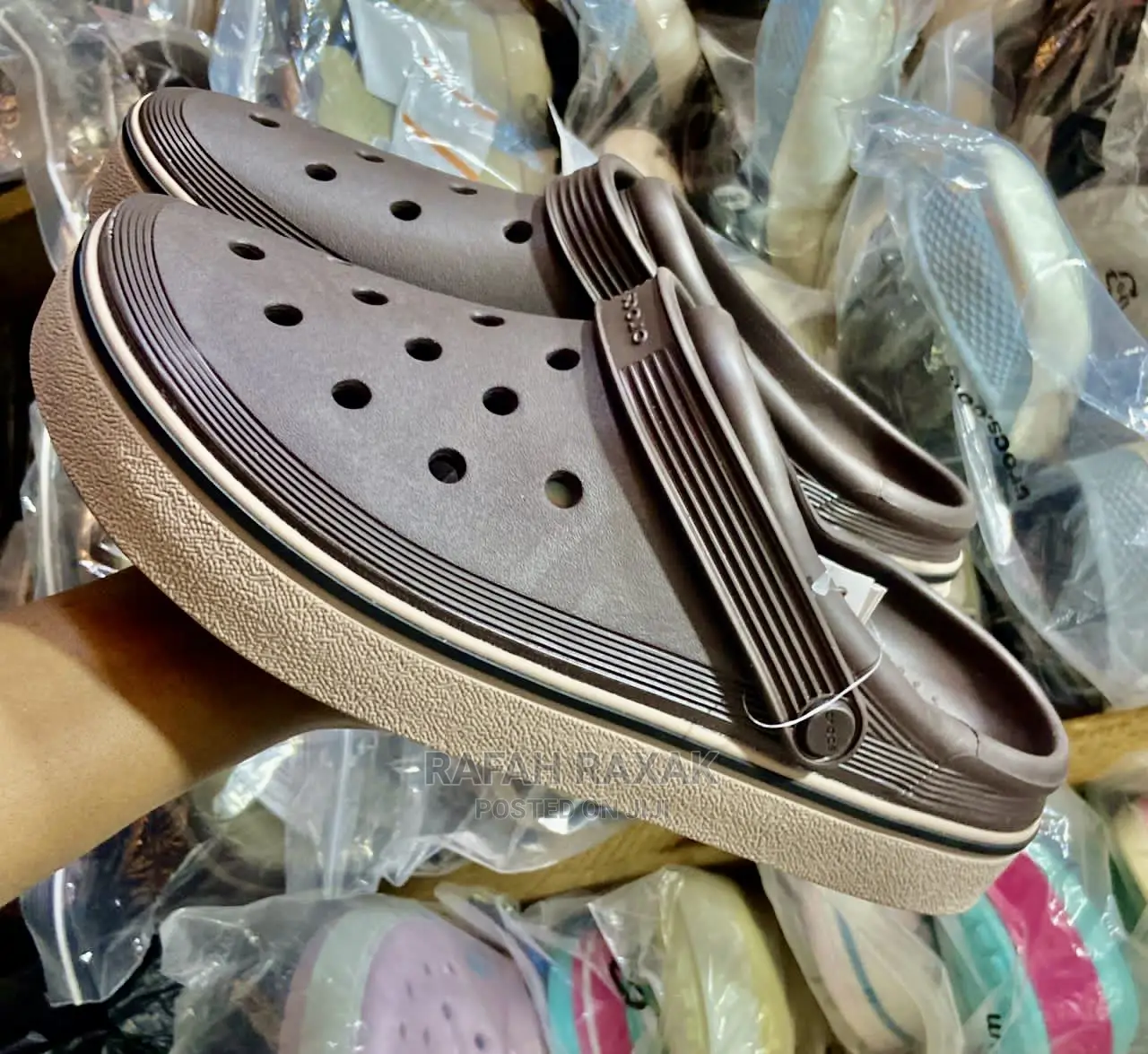 Original Brown Men’S Rubber Crocs in Central Division - Shoes, Rafah ...