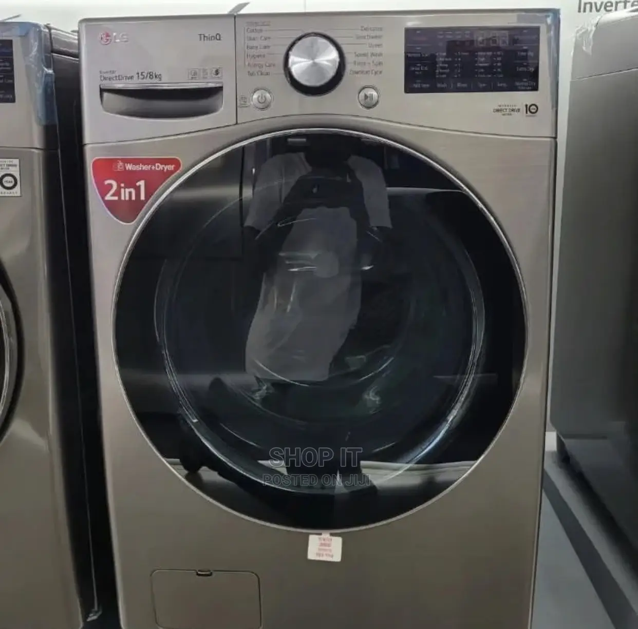 Lg 15/8kgs Wash Dry Front Load Commercial Washing Machine in Central ...