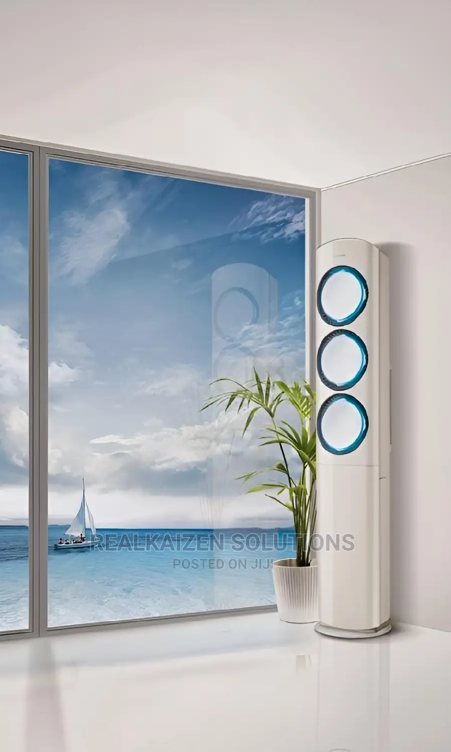 SAMSUNG 28000 BTU Floor-Standing AC With Digital Inverter in Central ...