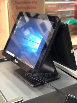 All in One Dual Display Pos Terminal-Touch Screen Both Sides in Central ...