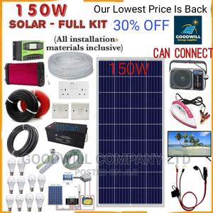 150w Solar System Full Kit / 150watts Solar Kit in Central Division ...