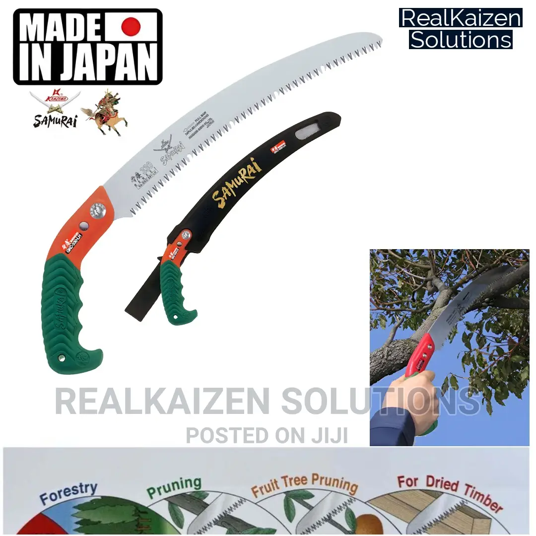 Japan SAMURAI Heavy-Duty 13" Curved Pruning Saw and Scabbard in Central ...