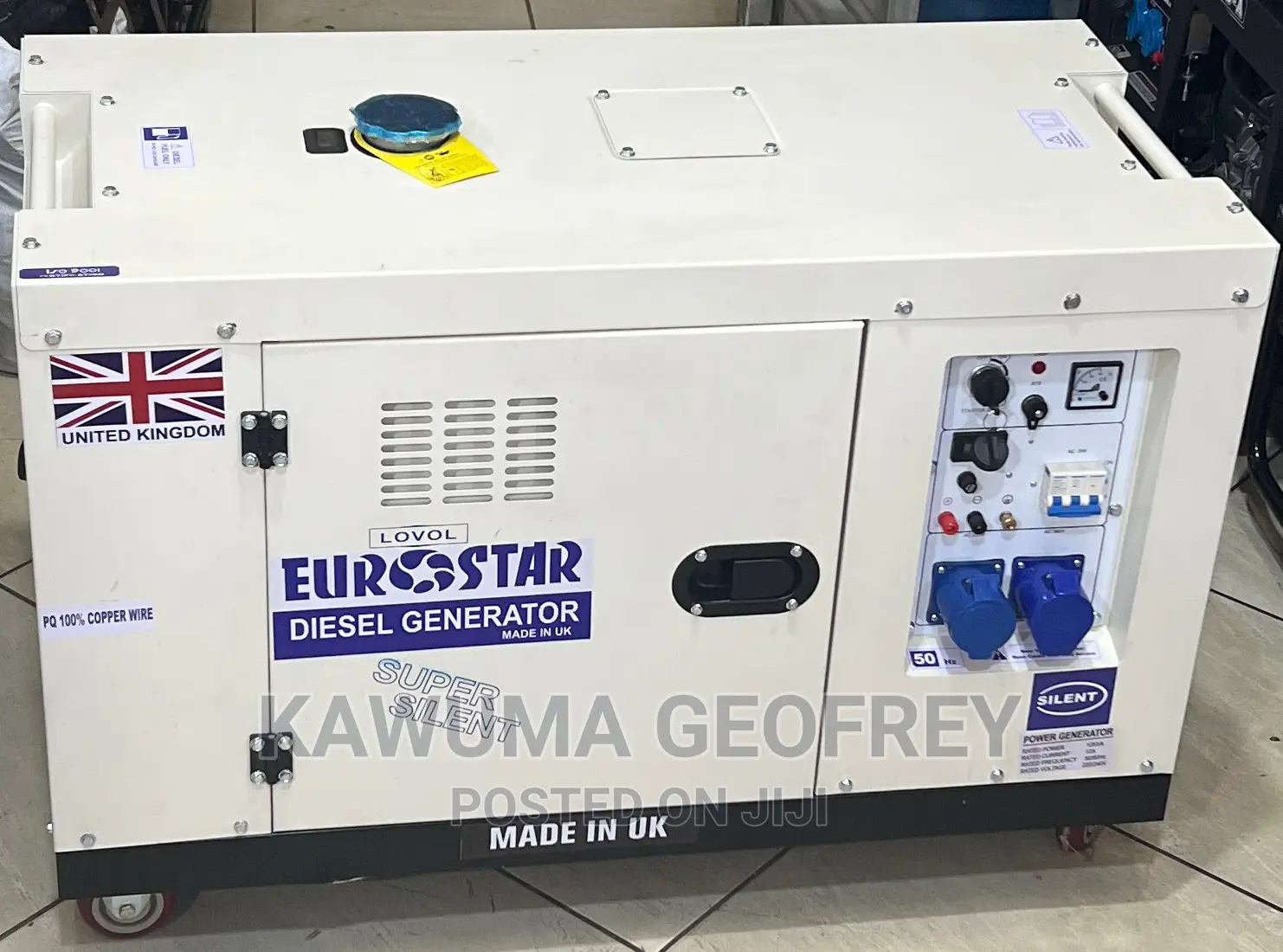 Eurostar Super Silent Diesel Generator 10kva Made in UK in Central ...