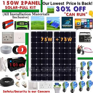 150w Solar System Full Kit / 150w German Solar Kit in Central Division ...