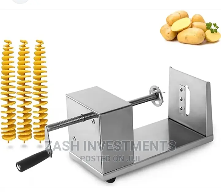 Manual Potato Curly Fry Cutter In Central Division Kitchenware
