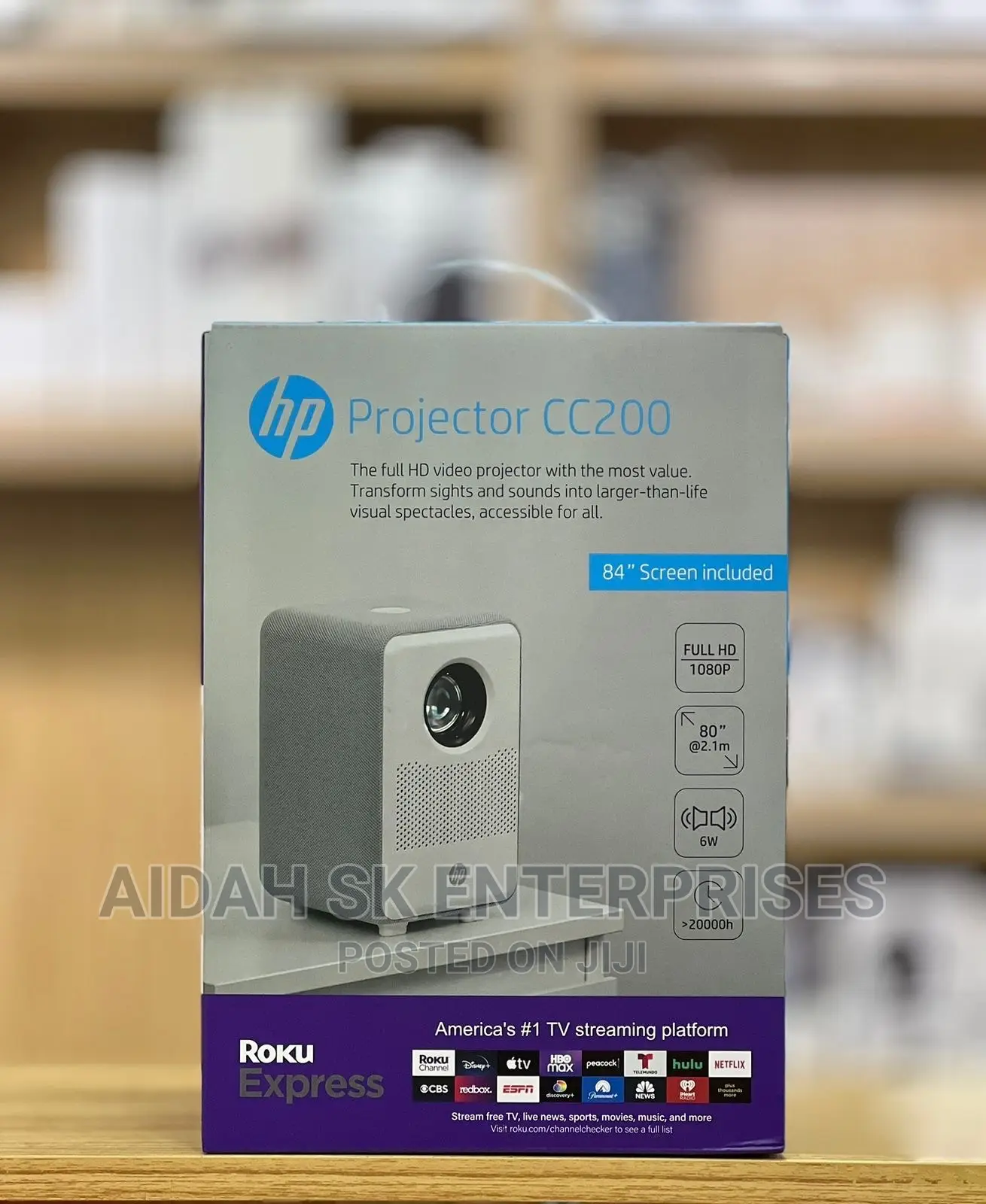 HP CC200 FHD LCD LED Projector With Roku Express Streaming in Central Division - TV & DVD ...