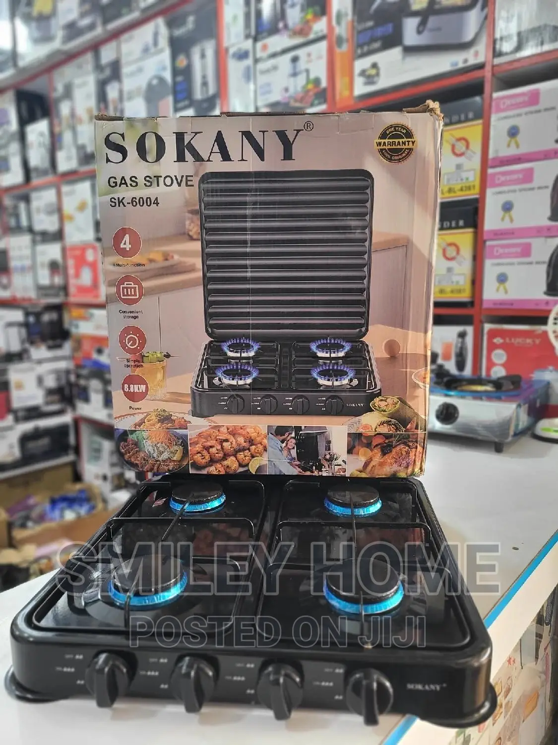 Sokany 4 Plate Gas Cooker in Central Division - Kitchen Appliances ...
