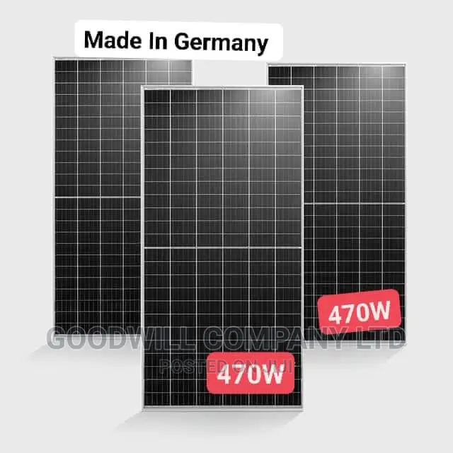 470w Made in Germany Solar Panels With 35 Years Life Span in Central ...