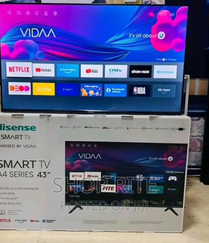 Hisense 43inches Smart Vida TVS A4 SERIES in Central Division - TV ...