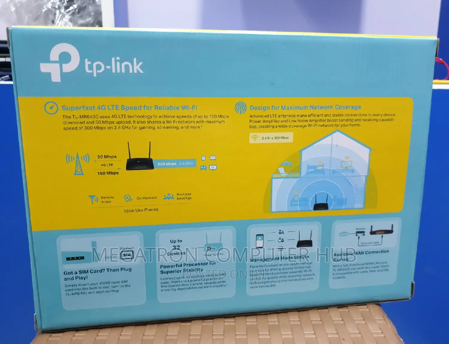 Tp-Link 4G LTE Simcard Router in Central Division - Networking Products ...