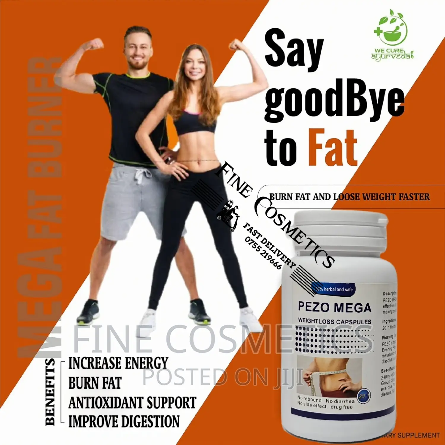 Pezo Mega Vip Weight Los Premium Slimming Fat Burner Caps Uk in Central ...