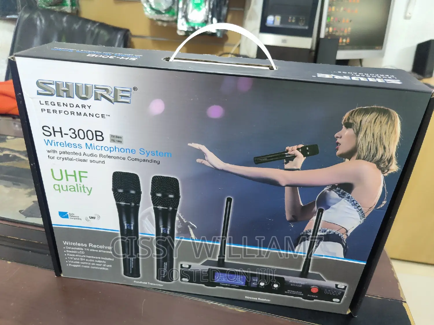 Digital UHF Wireless Microphone Shure Wireless Microphones in Central Division - Audio & Music ...