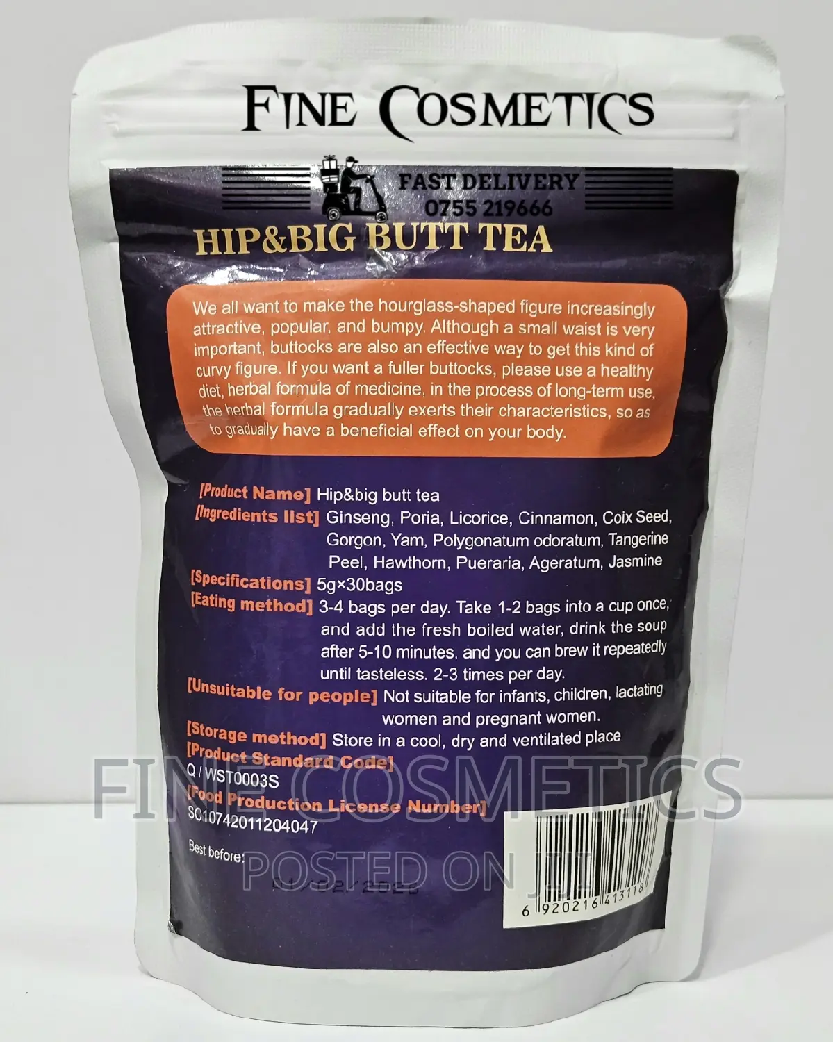 HIP and BIG BUTT ENLARGEMENT TEA Natural Safe Drinking Diet in Central ...