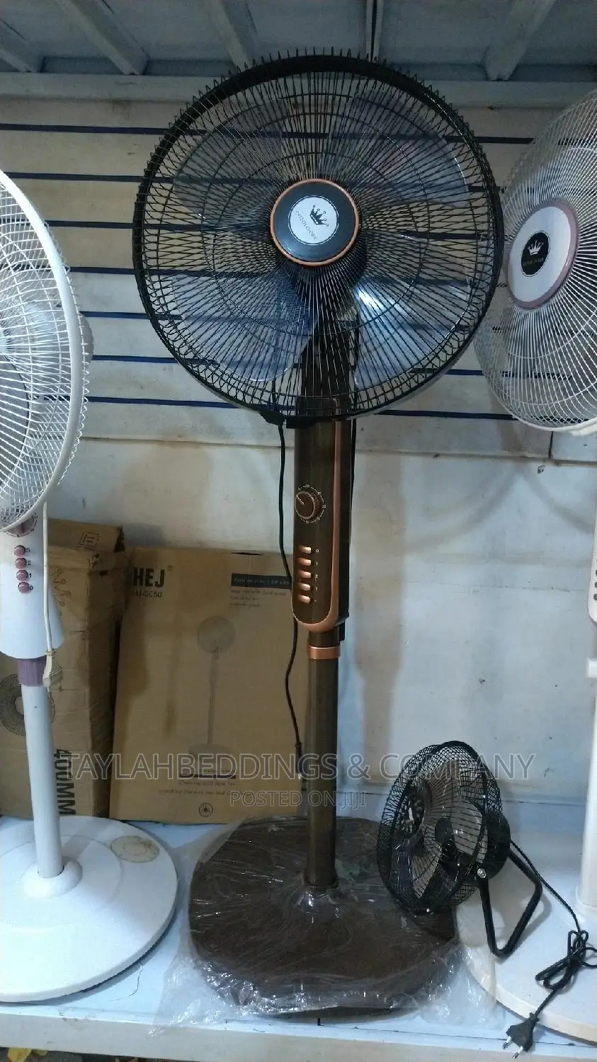 CYTECH CROWN Pedestal Fan Control-4 Blades -4 Speed Settings in Central ...