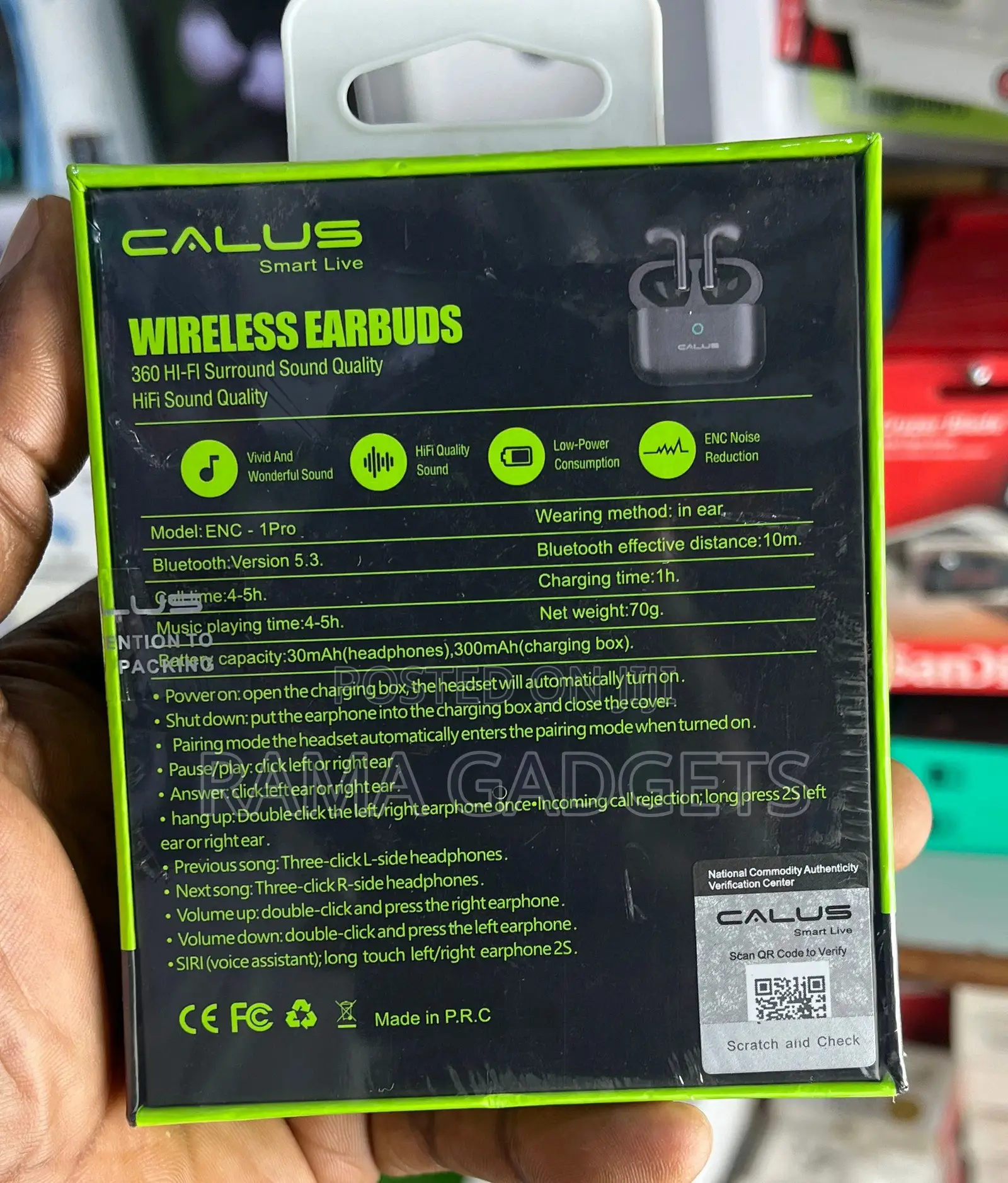 CALUS Enc-1pro for sale - Rama GADGETS Price: USh 75,000 on Jiji.ug ...